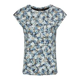 Laura Scott Damen T-Shirt mit filigranem Blumen-Druck gr&uuml;n 32/34