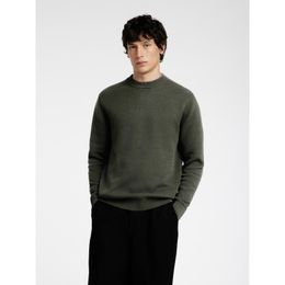 Selected Homme Rundhalspullover »SLHDANE LS KNIT STRUCTURE CREW NECK NOOS« Forest Night S S Pullover von Selected Homme