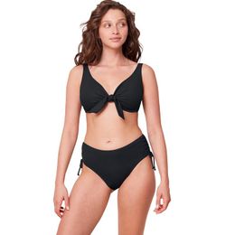 Triumph Bügel-Bikini-Top »Summer Glow W sd« Struktur-Piqué BLACK 42 - Cup B Cup B 42 Tief ausgeschnittenes Bikinioberteil mit Bügeln, das ein...