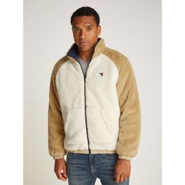 Tommy Jeans Bomberjacke &raquo;TJM FLUFFY REVERSIBLE JACKET EXT&laquo; mit kontrastfarbenen &Auml;rmeln Relic Tan/Ancient White XL XL Bomberjacke von Tommy Jeans