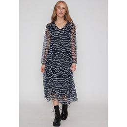 Haily's HAILY’S Chiffonkleid »MD P DR Ca44mille« Sommerkleid 3034 navy div XL (42) - N-Gr N-Gr XL (42) Pflegeleichtes Material: 100% Polyester, einfach zu...