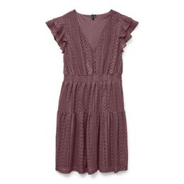 Véro Moda VERO MODA Minikleid »VMHONEY LACE V-NECK SHORT DRESS WVN GA« Sommerkleid Rose Brown Pattern:Original lace L - N-Gr N-Gr L Kurzes Kleid von Vero...
