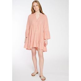 Haily's HAILY’S Tunikakleid »SH C DR Ja44na« Sommerkleid apricot S (36) - N-Gr N-Gr S (36) 3/4-Ärmel bieten perfekte Balance zwischen Bedeckung und Freiheit