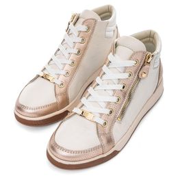 Ara Sneaker »ROM«, High Top Sneaker, Schnürboots mit Reißverschluss creme-weiß 7,5 (41) 7,5 (41) High-Top Sneaker mit Schnürung und Reißverschluss