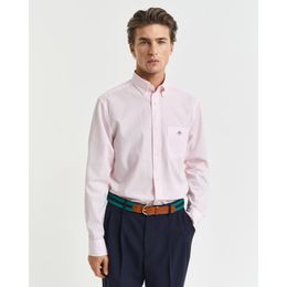 Gant Langarmhemd »REG POPLIN STRIPE SHIRT« LIGHT PINK 4XL - N-Gr N-Gr 4XL Langarmhemd in Regular Fit Passform für bequemen Tragekomfort
