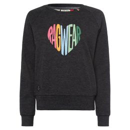 Ragwear Sweater »JOHANKA LOVE O« im Rainbow Pride Look black XL (42) XL (42) Vegan, von PETA verifiziertes Sweatshirt von Ragwear