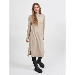 Vila Strickkleid »VIRIL CREW NECK L/S MIDI DRESS - NOOS« Natural Melange XXL - N-Gr N-Gr XXL Ein gestricktes Midikleid von Vila ist an kühlen Tagen...