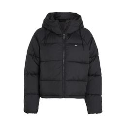 Tommy Jeans CURVE Steppjacke »JW ASPEN PUFFER EXT« mit Kapuze mit hochschließendem Kragen, Kapuze, Leistentaschen Black 4XL (48) 4XL (48)...