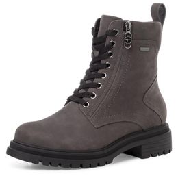 Tamaris Schnürboots, Blockabsatz, Outdoorschuh, Schnürstiefelette, GORE-TEX-Ausstattung dunkelgrau 39 39 Klassische Schnürstiefelette mit...