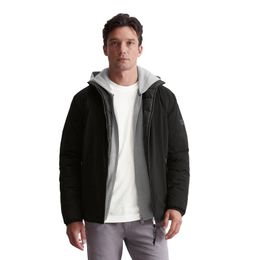 Marc O'Polo MARC O'POLO Wendejacke aus recyceltem Polyester black S S Je nach Outfit mit glatter Rippstop-Oberfläche oder als kontrastfarbene Steppjacke tragbar