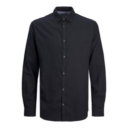 Jack & Jones JACK & JONES Langarmhemd &raquo;JJEGINGHAM TWILL SHIRT L/S NOOS&laquo; Black XS - N-Gr N-Gr XS Shirt von Jack&Jones