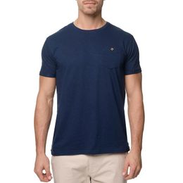 INDICODE Rundhalsshirt &raquo;INGiuse&laquo; Navy M M Kurzarm-Design, ideal f&uuml;r warme Tage oder als Layering-Basis