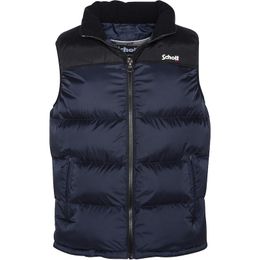 Schott NYC Steppweste, mit dezenter Logostickerei navy XS XS Puffer Veste von Schott NYC