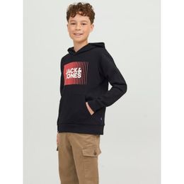 Jack & Jones JACK & JONES JUNIOR Kapuzensweatshirt »JJECORP LOGO SWEAT HOOD PLAY NOOS JNR« Black 152 152 Hoodie von Jack&Jones Junior für Jungen