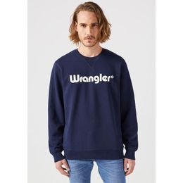 Wrangler Sweatshirt &raquo;LOGO CREW&laquo; navy XXL XXL Sweatshirt von Wrangler