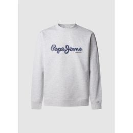Pepe Jeans Sweatshirt »DORIAN CREW« mit Logo-Druck im Used Look light grey marl M M Sweatshirt DORIAN CREW von Pepe Jeans