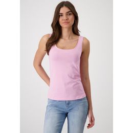 monari Tanktop mit tiefem Rundhalsausschnitt bubblegum 46 46 Klassisches Top zum Drunterziehen von monari