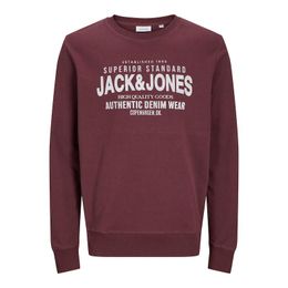 Jack & Jones Jack & Jones Herren Sweatshirt &raquo;JJJEANS SWEAT O-NECK&laquo; rot XS
