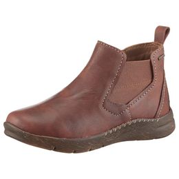 Josef Seibel Chelseaboots »Conny 57« Schlupfboot, Winterstiefel, Komfortschuh mit Stretcheinsätzen cognac 37 37 Bequemer Boots mit Reißverschluss...