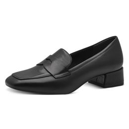 Tamaris Pumps, Blockabsatz, Slipper, Businessschuh mit Zierriegel schwarz 39 39 Eleganter Halbschuh in angesagter Karreeform