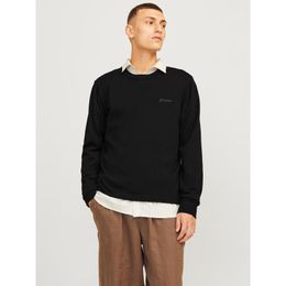 Jack & Jones JACK & JONES Rundhalspullover »JJBRAD KNIT CREW NECK AW24« Black S S Pullover von Jack & Jones