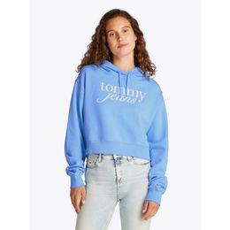 Tommy Jeans Hoodie »TJW RLX CRP SCRIPT HOODIE EXT« mit Logoschriftzug Sugarplum Blue S (36) S (36) Hoodie von Tommy Jeans