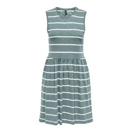 Only Minikleid »ONLSUMMER S/L O-NECK DRESS JRS« Sommerkleid Abyss Stripes:Cloud dancer S (36) - N-Gr N-Gr S (36) Kurzes Kleid von Only