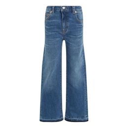 Tommy Hilfiger Weite Jeans &raquo;GIRLFRIEND MID WASH&laquo; in mittelblauer Waschung, mit Logo-Badge streakyblue 6 (116) - N-Gr N-Gr 6 (116) Weite Jeans mit...