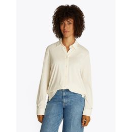 Tommy Hilfiger Klassische Bluse &raquo;CASUAL BTN DOWN SHIRT LS&laquo; mit Metalllabel Calico XL (42) XL (42) Bluse von Tommy Hilfiger
