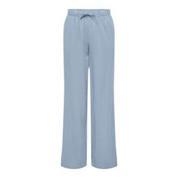 Only CARMAKOMA Leinenhose »CARCARO MW LINEN BL PULL-UP PANT TLR« Sommerhose Cashmere Blue 42 - Länge 32 Länge 32 42 Lässige Leinenhose von Only...
