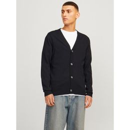 Jack & Jones JACK & JONES Strickjacke »JJEEMIL KNIT BUTTON CARDIGAN NOOS« Black L L Gestrickter Cardigan von Jack & Jones
