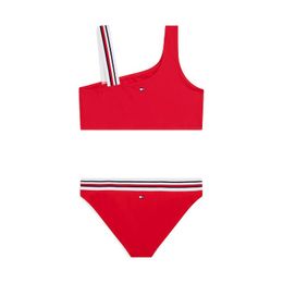 Tommy Hilfiger Swimwear Bandeau-Bikini »ONE SHOULDER BIKINI SET« Set, 2er, im One-Shoulder-Design Primary Red 164/170 - N-Gr N-Gr 164/170 Bikini...