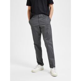 Selected Homme Chinos »SLH196-STRAIGHT-NEW MILES FLEX PANT NOOS« Dark Shadow 34 - Länge 32 Länge 32 34 Knöchelläng für einen modernen Look