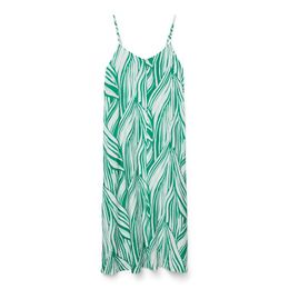 Véro Moda VERO MODA Spaghettikleid »VMJOSIE CALF SINGLET DRESS WVN GA NOOS« Sommerkleid Bosphorus AOP:Mira XS - N-Gr N-Gr XS Verstellbare Spaghettiträger für...