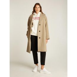 Tommy Jeans Kurzmantel »TJW WOOL COAT« mit Wollanteil Relic Tan S (36) S (36) Einreihiger Mantel von Tommy Jeans