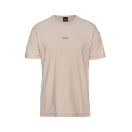 BOSS Orange T-Shirt &raquo;Tokks&laquo; mit Markenlabel 271_Light_Beige S S Kurzarm f&uuml;r angenehme Bewegungsfreiheit
