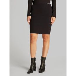 Calvin Klein Jeans Bleistiftrock »MILANO LOGO ELASTIC SKIRT« mit Logodruck Ck Black XS (34) XS (34) Rock von Calvin Klein Jeans Womanswear