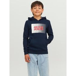Jack & Jones JACK & JONES JUNIOR Kapuzensweatshirt »JJECORP LOGO SWEAT HOOD PLAY NOOS JNR« Navy Blazer 176 176 Hoodie von Jack&Jones Junior für Jungen
