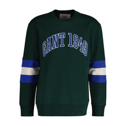 Gant Sweatshirt &raquo;COLORBLOCK SLEEVE CNECK&laquo;, Color Blocked Details, unisex TARTAN GREEN M M Rundhalssweatshirt von Gant