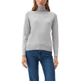 s.Oliver Rollkragenpullover grey melange 46 46 Feinstrickpullover von s.Oliver