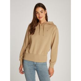 Tommy Hilfiger Kapuzensweatshirt &raquo;FLAG ON CHEST MDRN HOODIE&laquo;, mit Logo-Flag auf der Brust Safari Canvas L (40) L (40) Hoodie von Tommy Hilfiger