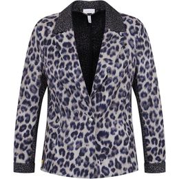 Sportalm KITZB&Uuml;HEL Jackenblazer mit Animalprint beige schwarz 40 40 Blazer mit allover Animalprint von Sportalm Kitzb&uuml;hel