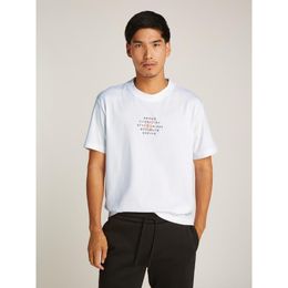 Calvin Klein Jeans T-Shirt &raquo;NYC STAMP GRAPHIC&laquo; mit Calvin Klein Label Bright White L L T-Shirt von Calvin Klein Jeans