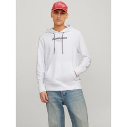 Jack & Jones JACK & JONES Hoodie »JJHENRY SWEAT HOOD« white S S Hoodie von Jack & Jones