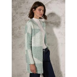 Cecil Cardigan mit grafischem Muster glaced green melange M (40) M (40) Cardigan von Cecil