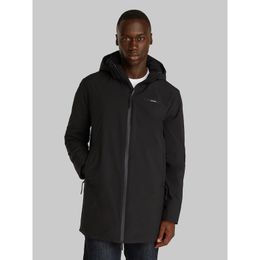 Calvin Klein Regenmantel »TECHNICAL NON-QUILT PARKA« mit Logoprint Ck Black M M Mantel von Calvin Klein