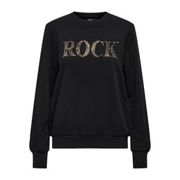 Only Sweatshirt »ONLAMY L/S STONES O-NECK BOX UB SWT« Black Print:New rock M (38) M (38) Sweater von Only