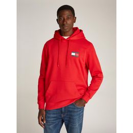 Tommy Jeans Sweatshirt »TJM REG ESSENTIAL FLAG HOOD EXT« mit bedruckten Markenlogo auf Brusthöhe Red Hot S S Sweatshirt von Tommy Jeans