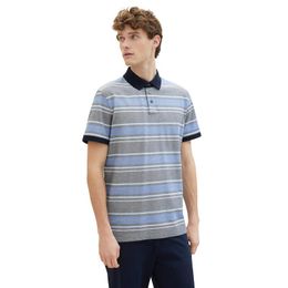 Tom Tailor Poloshirt in Streifen-Optik sure blue multi stripe XL XL Gestreiftes Poloshirt von Tom Tailor