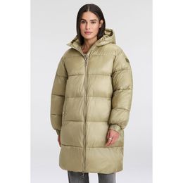 BOSS Orange Outdoorjacke »Padilo Premium Damenmode« mit Kapuze mit Kapuze Beige/Khaki 250 46 46 Jacke von BOSS Orange Womenswear